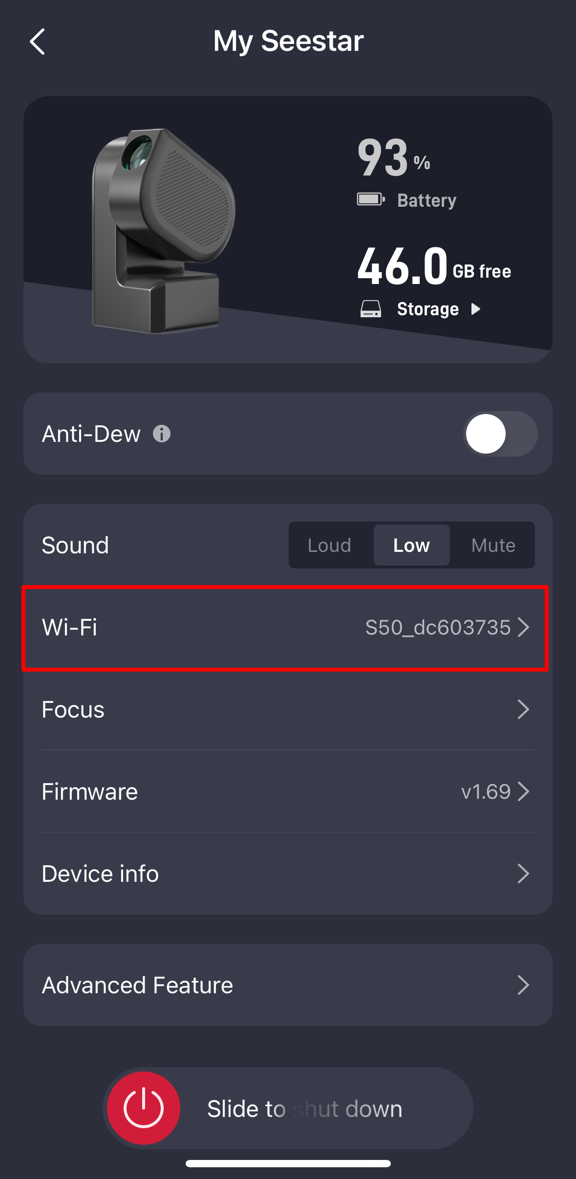 Select and enter "Station Mode".